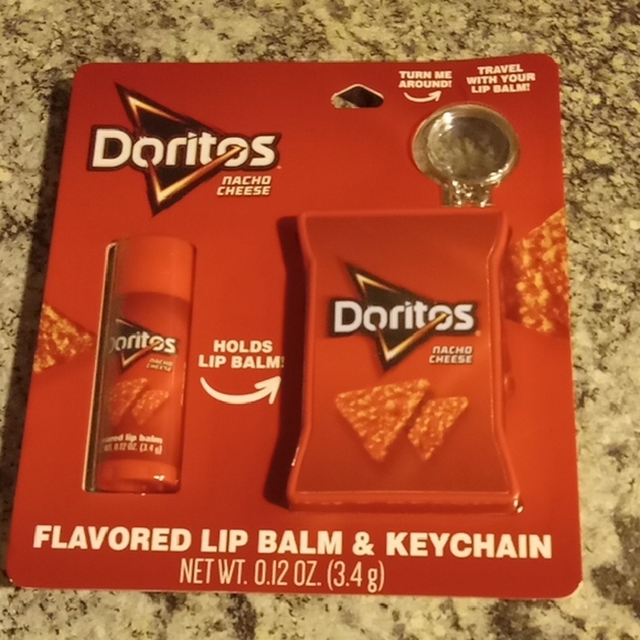 Doritos | Makeup | Doritos Nacho Cheese Lip Balm And Keychain Set ...